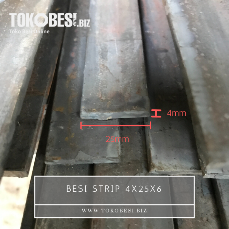 Besi Strip 4x25x6 – Tokobesi.biz