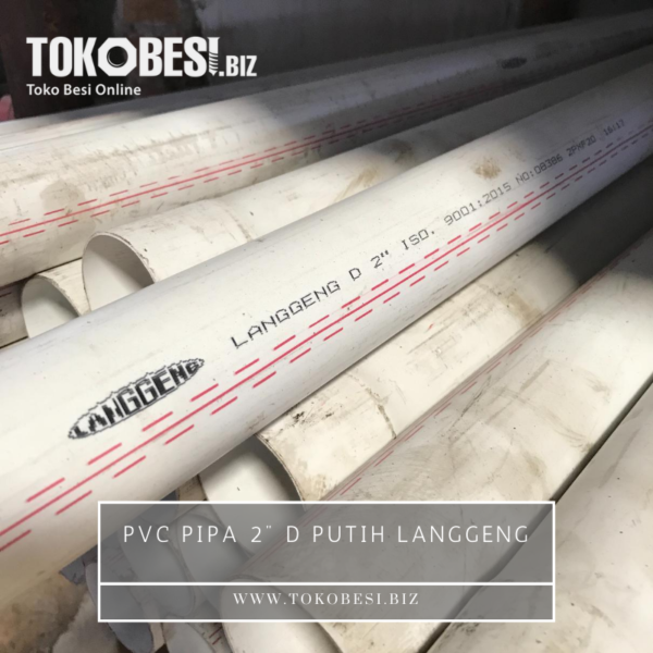PVC Pipa 2″ D Putih Langgeng – Tokobesi.biz